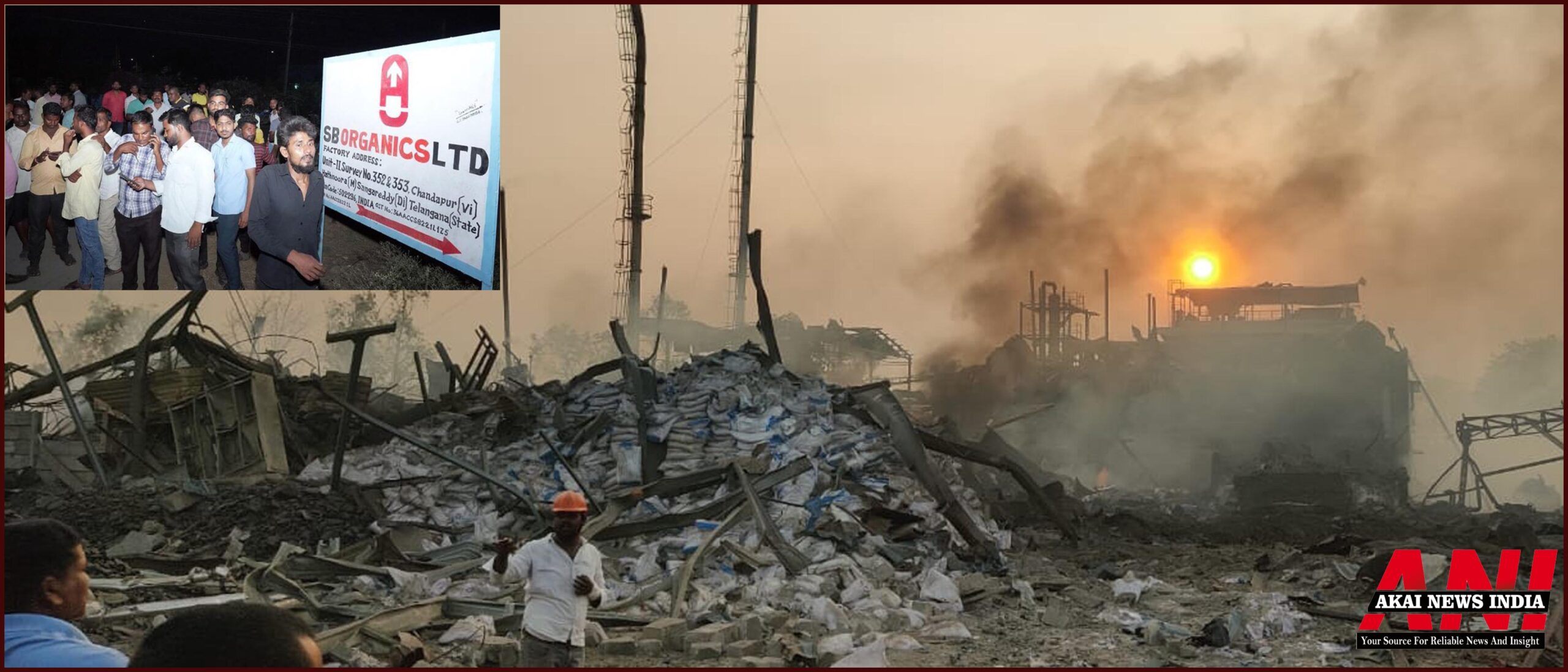 Tragedy Strikes Sangareddy: Chemical Factory Blast Claims 7 Lives ...