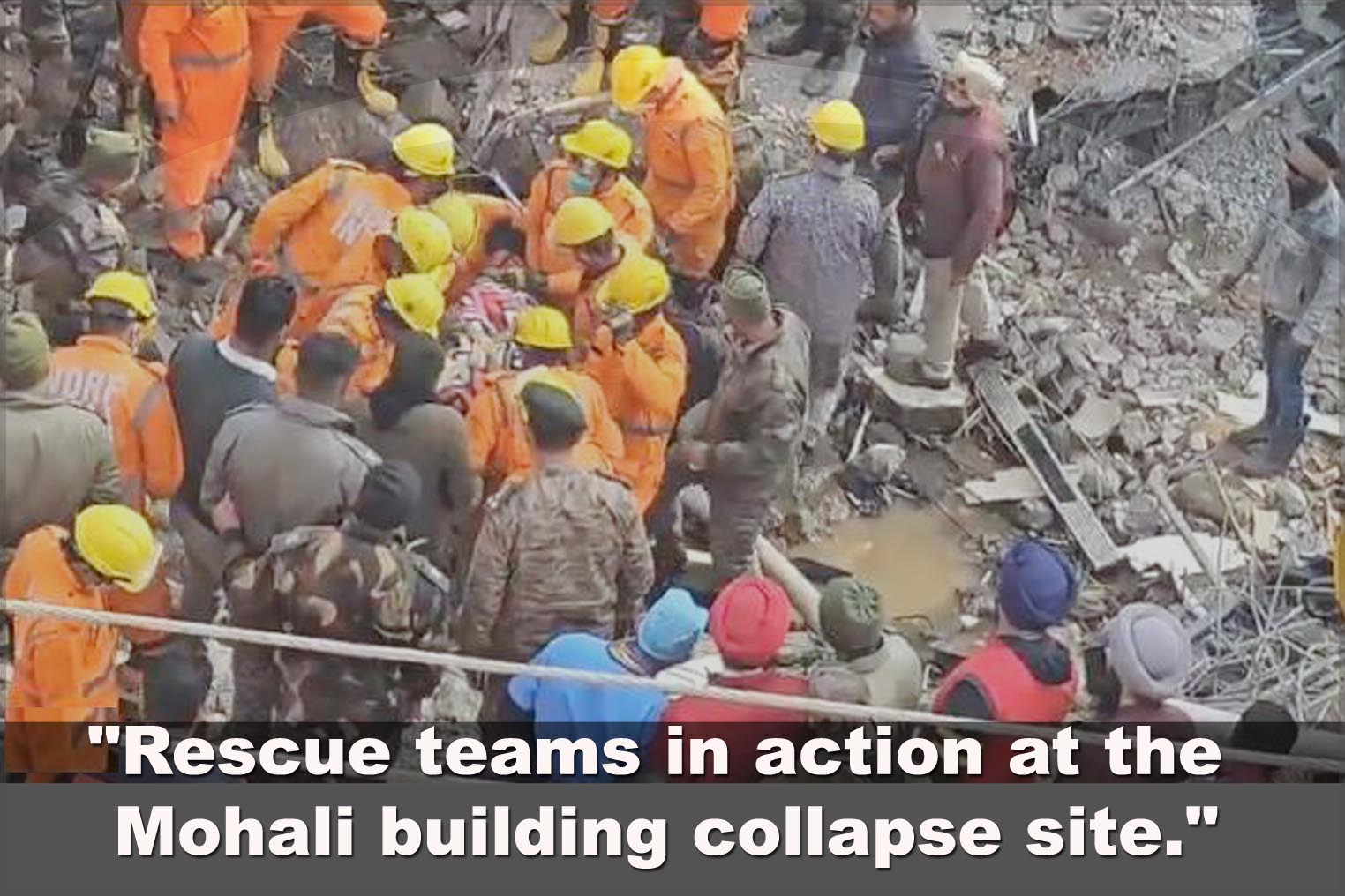 Mohali Building Collapse: Death Toll Rises to Two, Rescue Operations ...